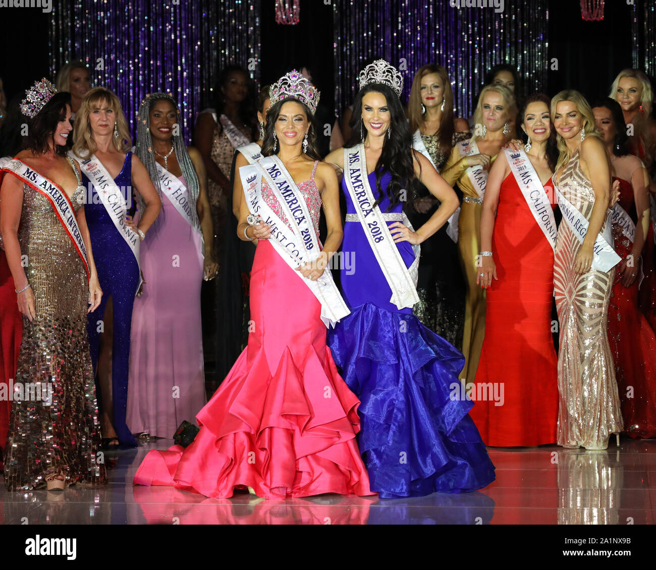 Ms. America 2019 pageant at the Queen Mary in Long Beach, California on ...