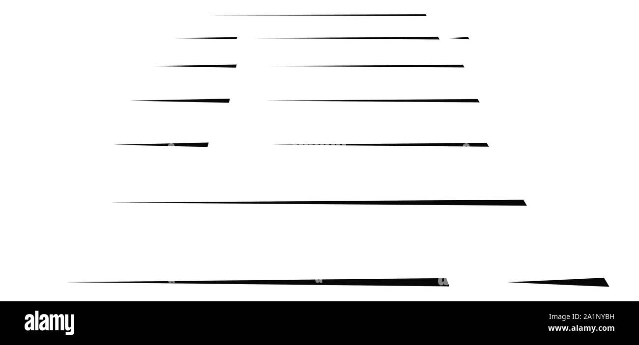 irregular lines in 3d perspective. segments stripes, streaks, strips ...