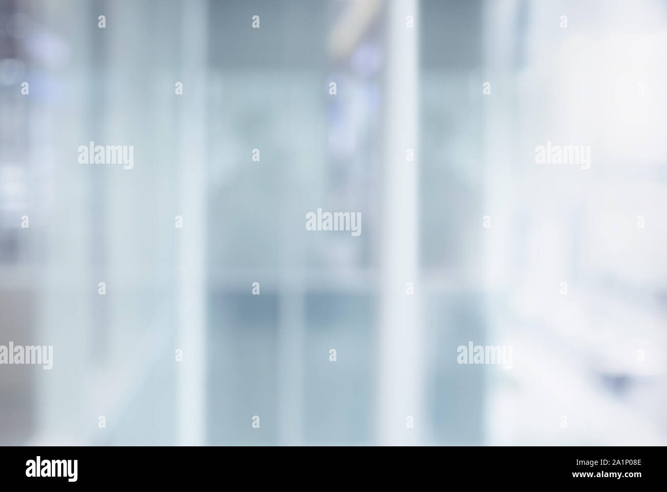 Blurred white abstract glass wall from modern building background Stock ...