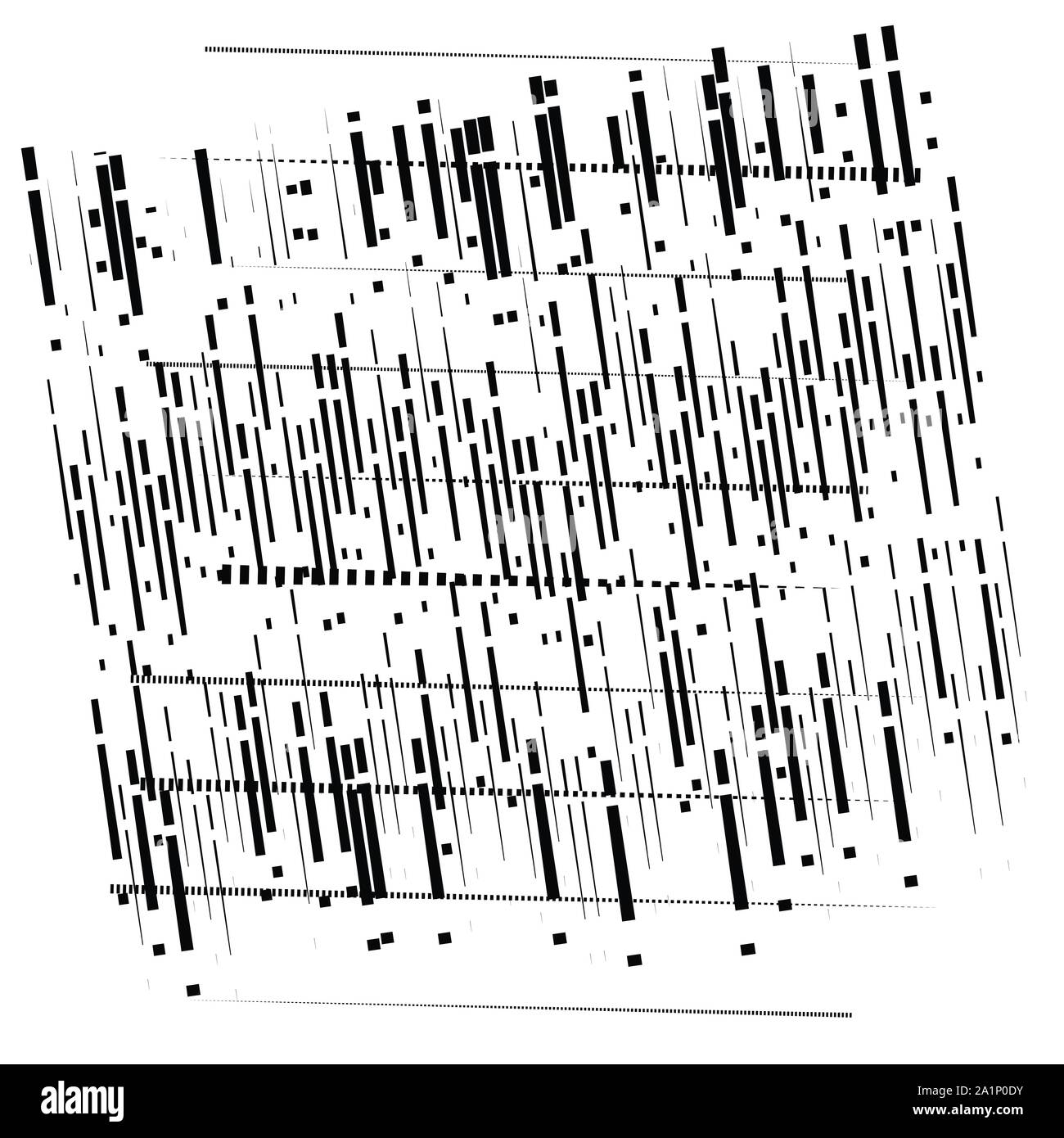 abstract grid, mesh of random scatter chunks, pieces. geometric abstract illustration. geometric ...