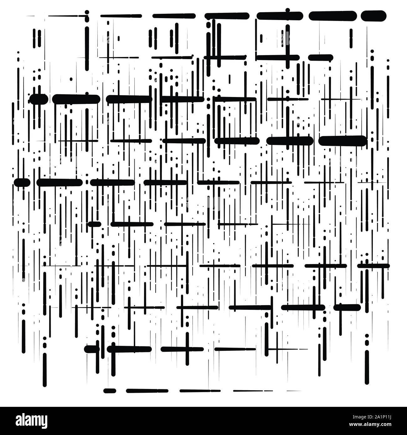 abstract grid, mesh of random scatter chunks, pieces. geometric abstract illustration. geometric ...