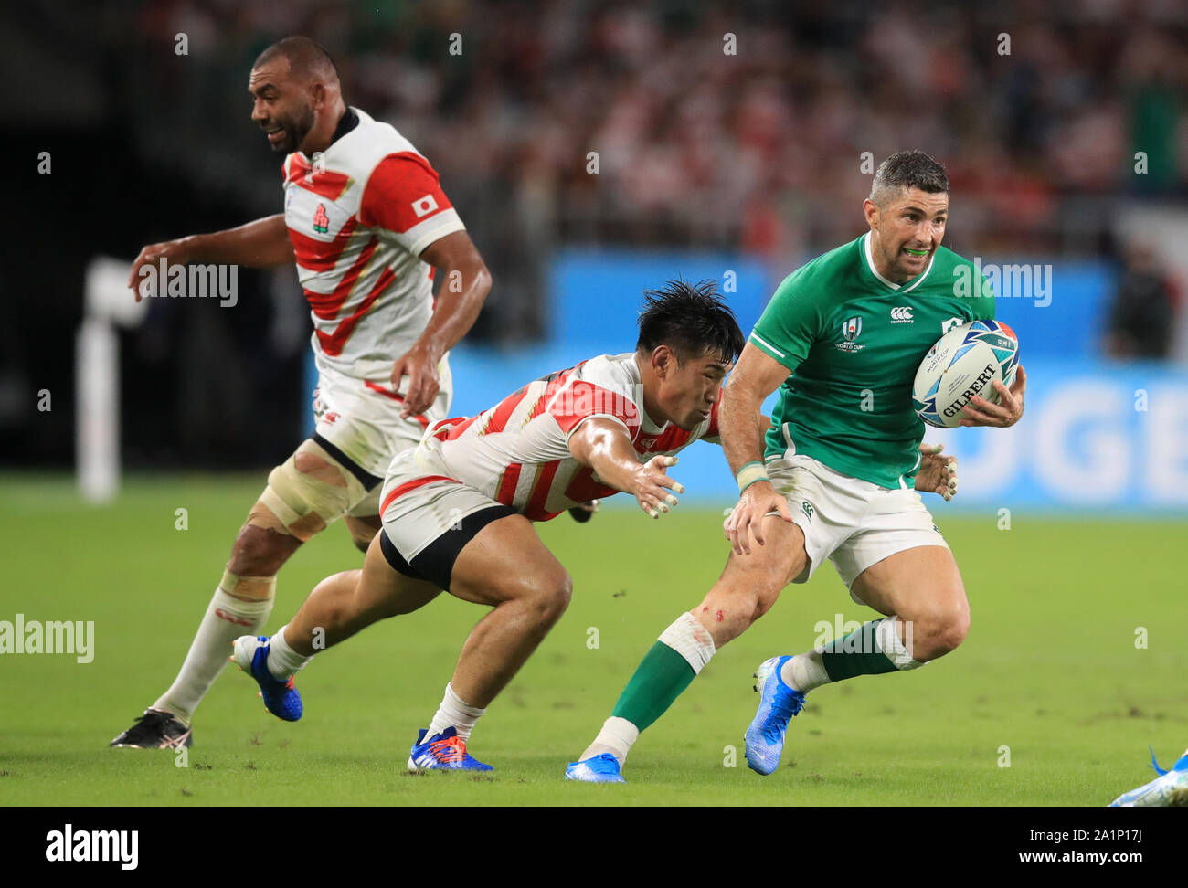 Ireland's Rob Kearney in action during the 2019 Rugby World Cup match ...