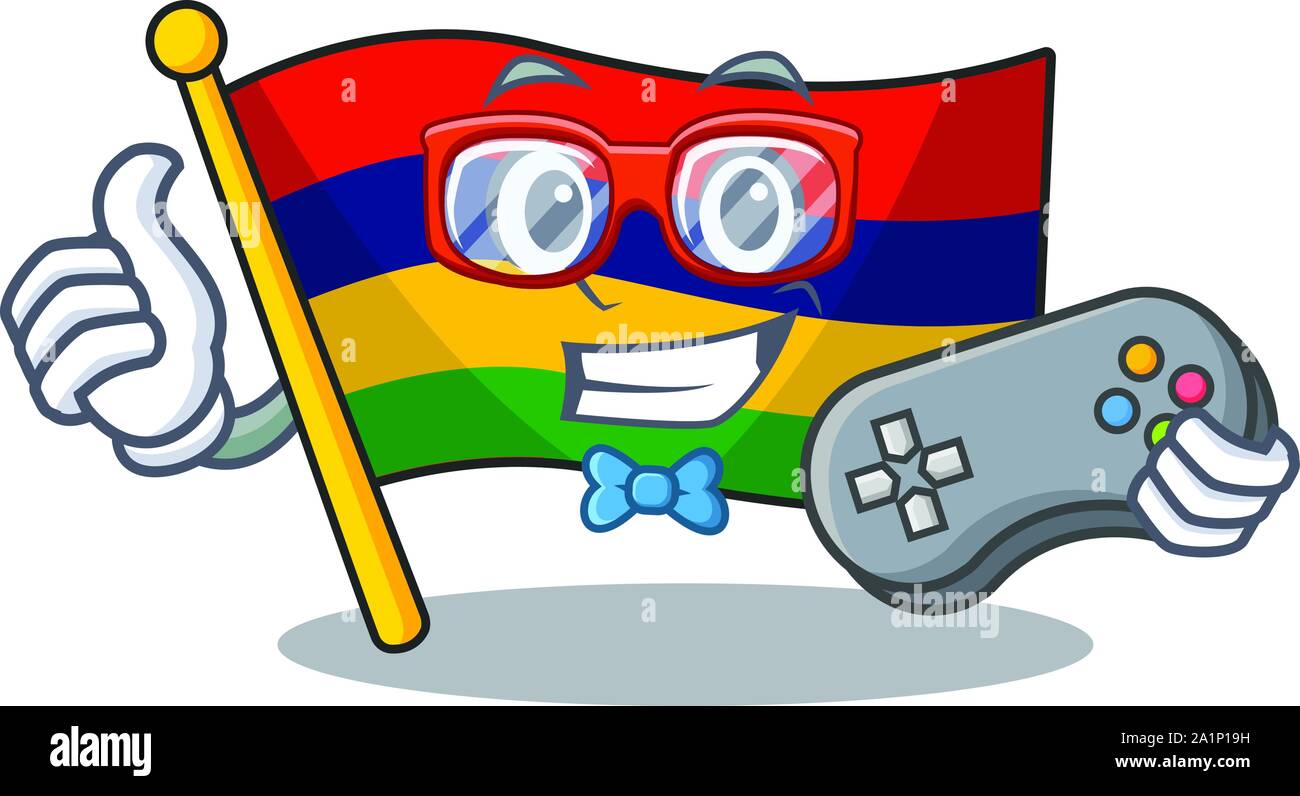Gamer flag mauritius kept in mascot cupboard Stock Vector Image & Art ...