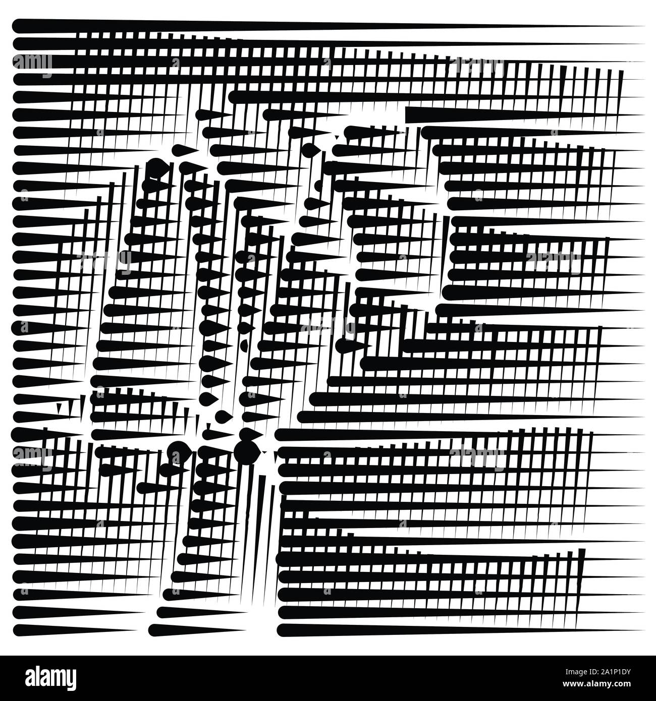 grid, mesh abstract geometric pattern. segmented intersect lines. crossing dynamic stripes ...