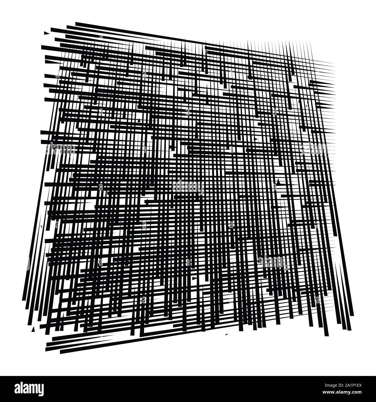 grid, mesh abstract geometric pattern. segmented intersect lines. crossing dynamic stripes ...