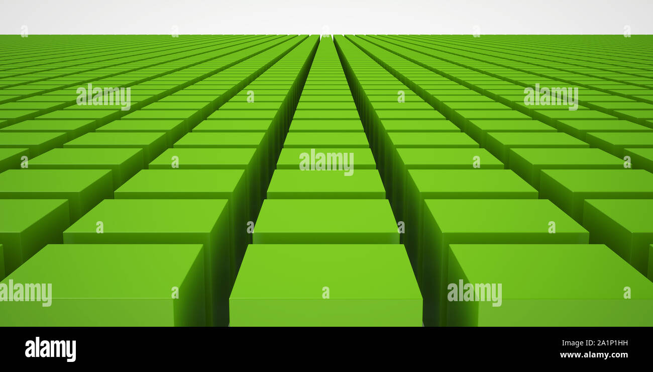 Green Blocks Background, over White Background Stock Photo - Alamy