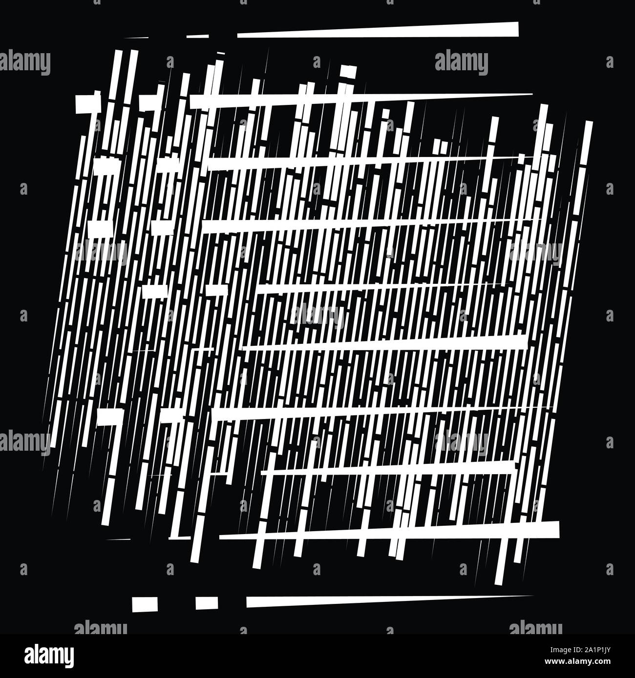 Grid Mesh Abstract Geometric Pattern Segmented Intersect Lines