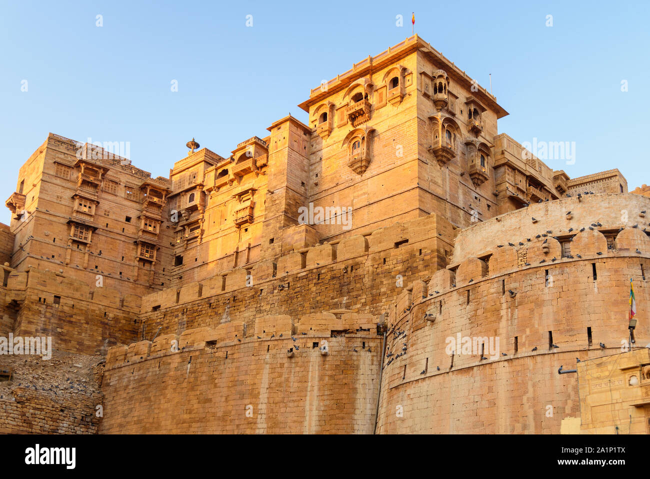 Architecture of Jaisalmer fort in Rajasthan. India Stock Photo - Alamy