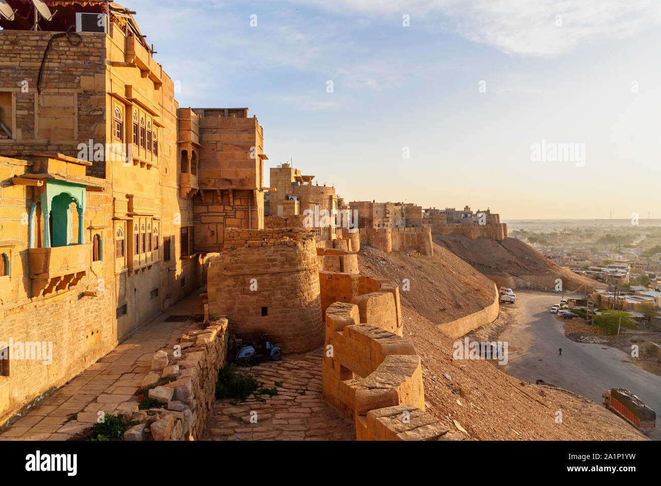 Jaisalmer fort sunrise hi-res stock photography and images - Alamy