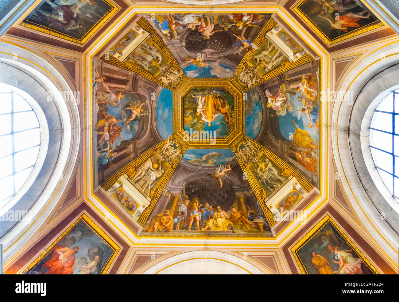 Octagonal Room, Pius-Clementine Museum, Vatican Museums, Vatican, Rome ...