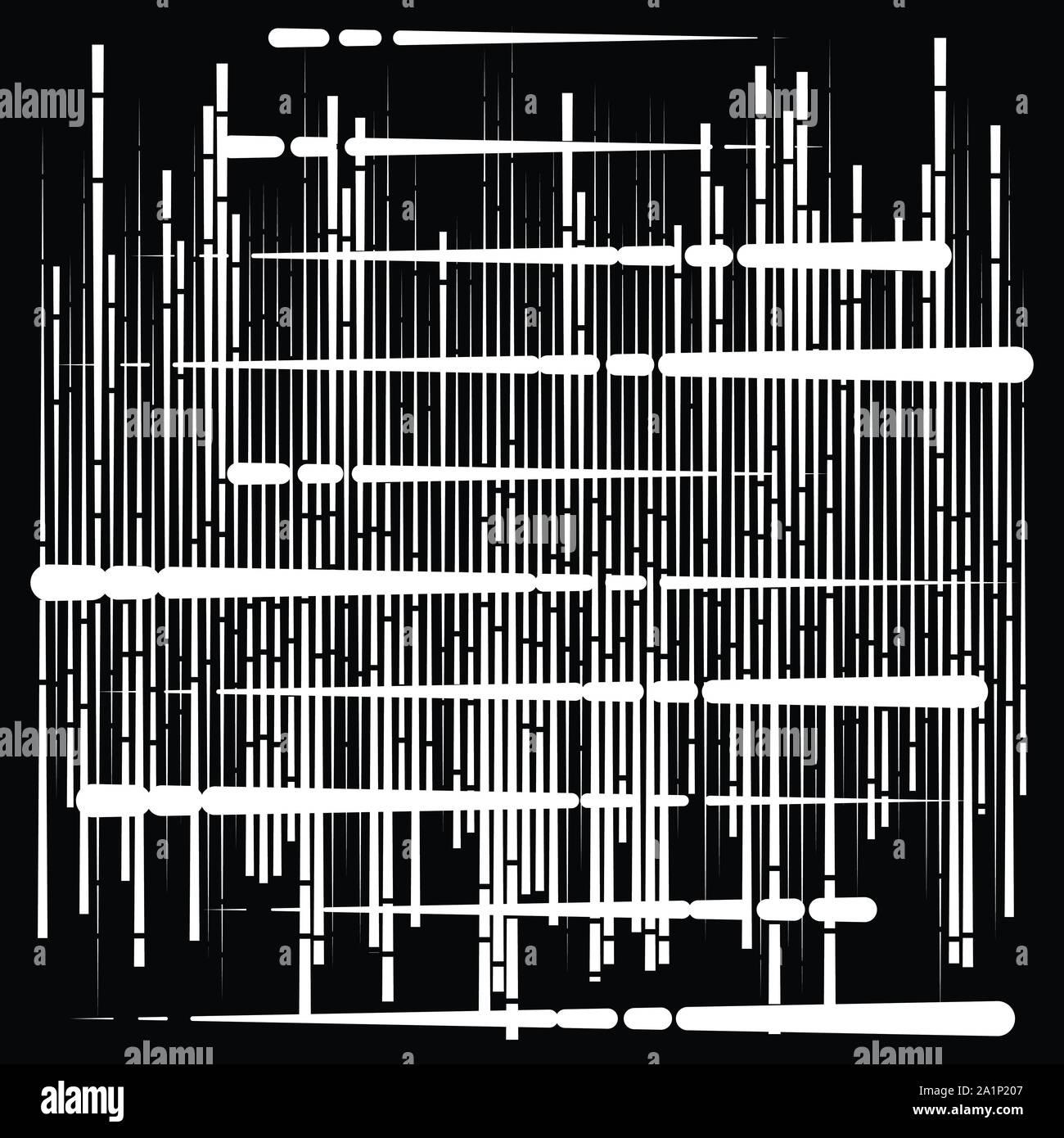grid, mesh abstract geometric pattern. segmented intersect lines. crossing dynamic stripes ...