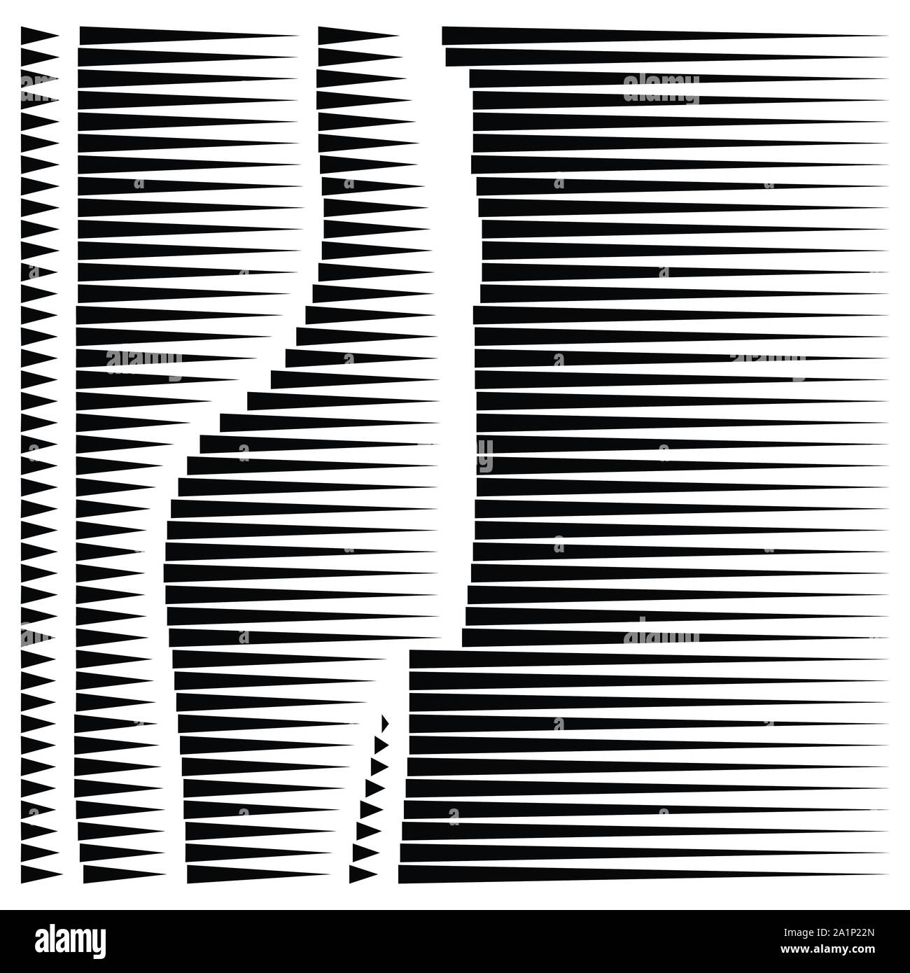 dynamic dashed, segmented lines pattern. irregular stripes. straight ...