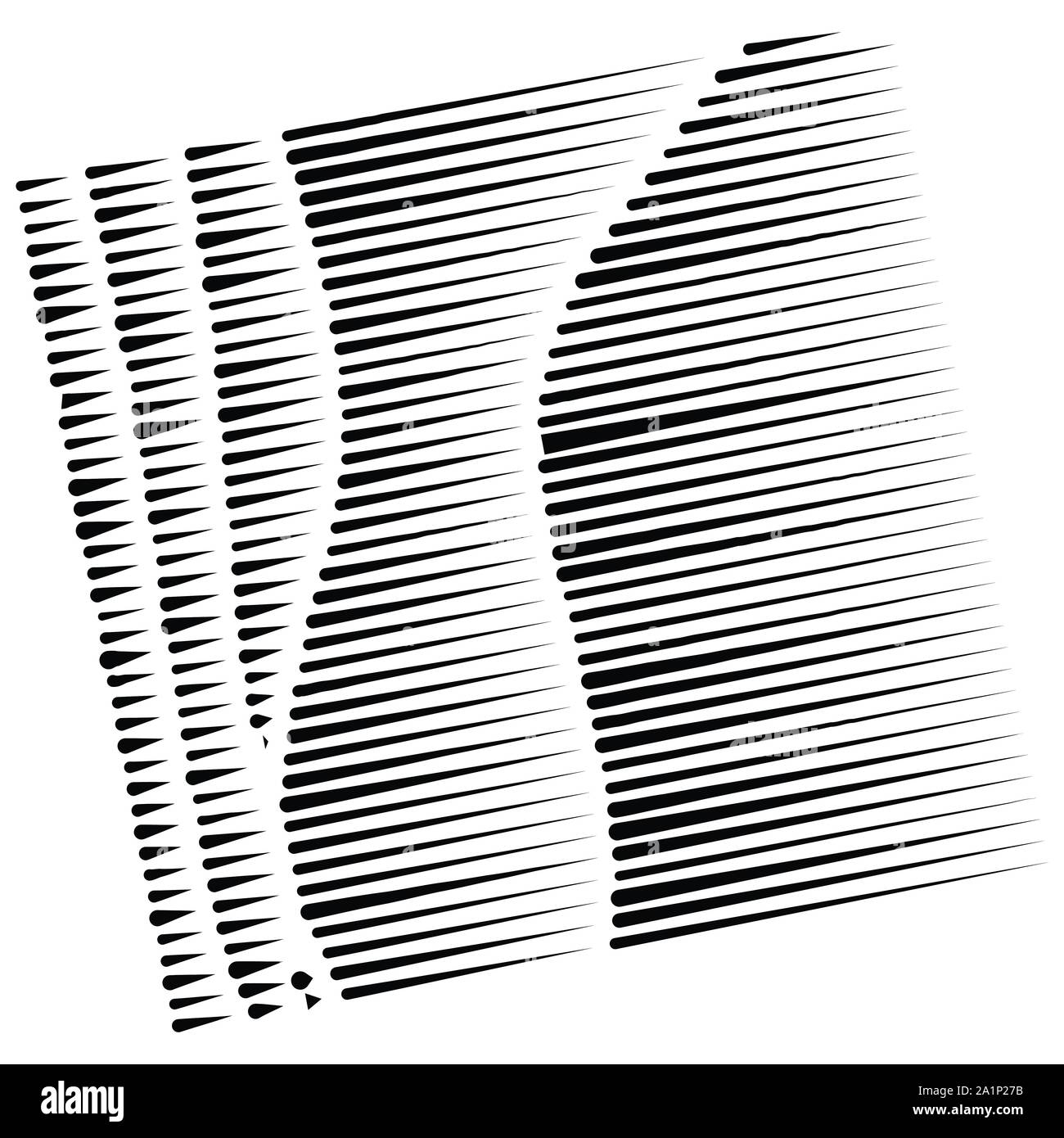 dynamic dashed, segmented lines pattern. irregular stripes. straight ...