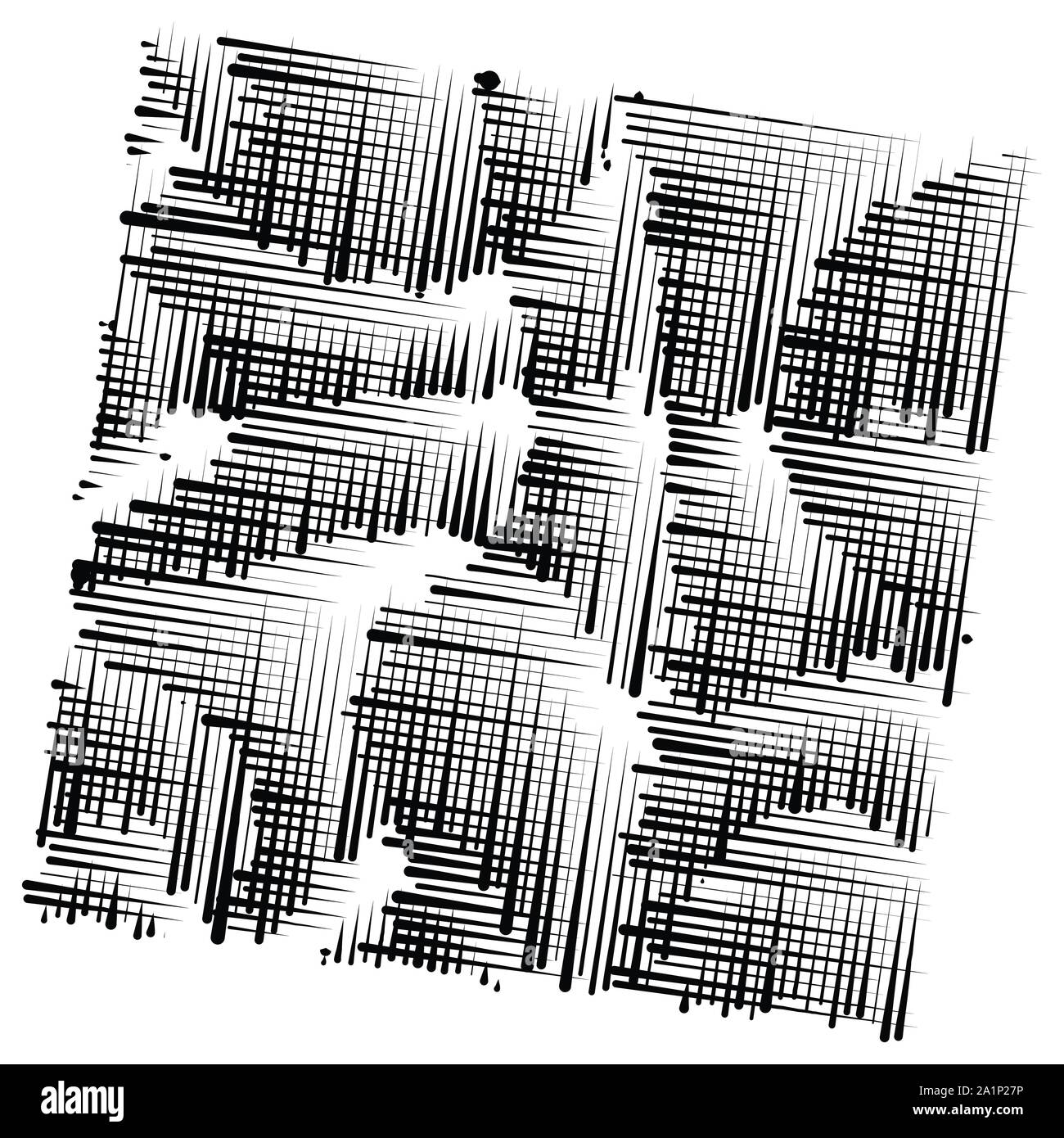 grid, mesh abstract geometric pattern. segmented intersect lines. crossing dynamic stripes ...