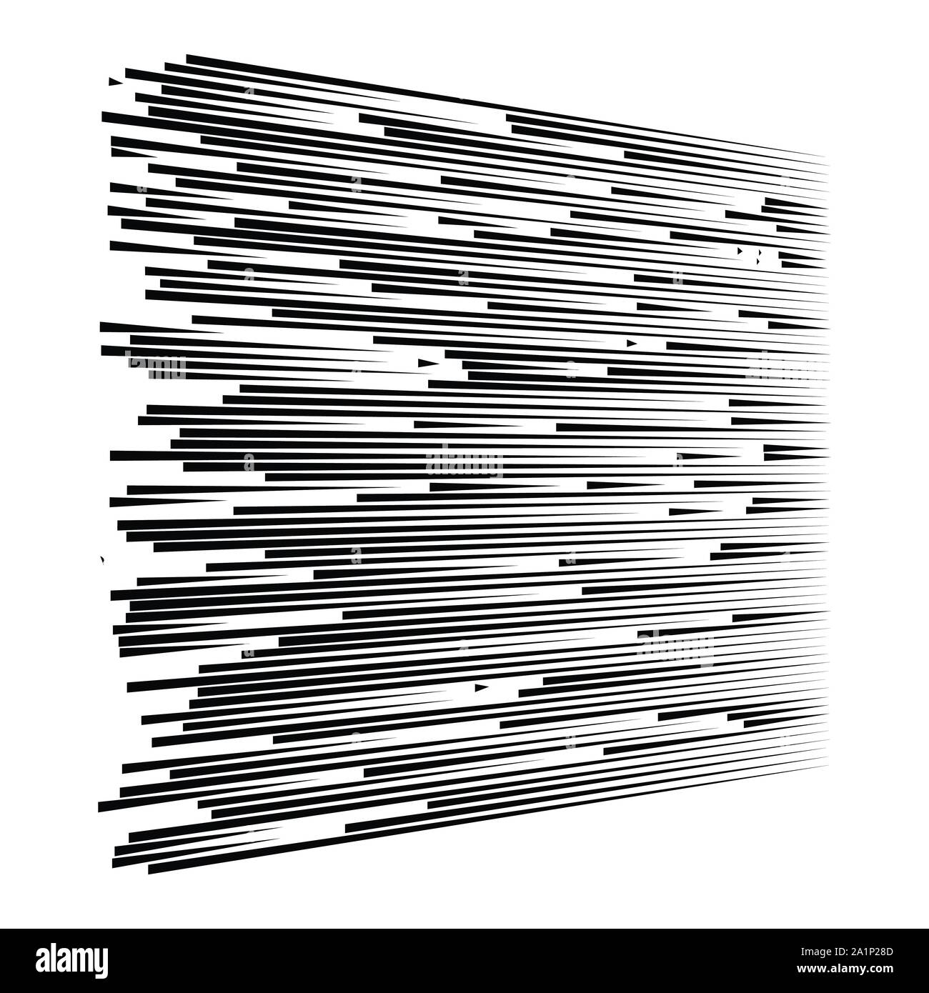 dynamic dashed, segmented lines pattern. irregular stripes. straight ...
