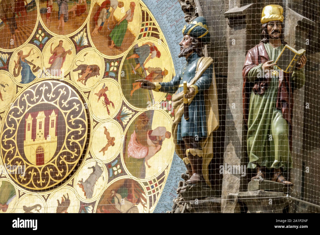 Historical medieval astronomical clock hi-res stock photography and ...