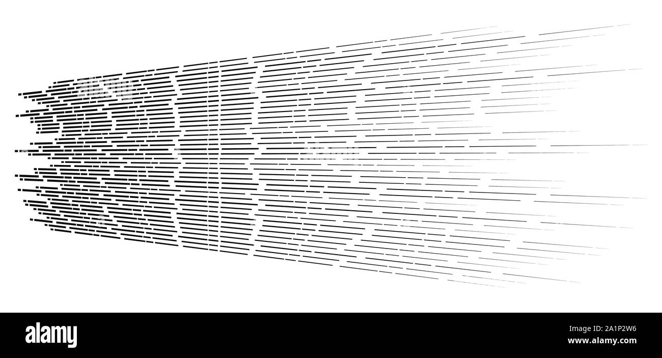 Random 3d dashed lines in perspective. segmented stripes geometric ...