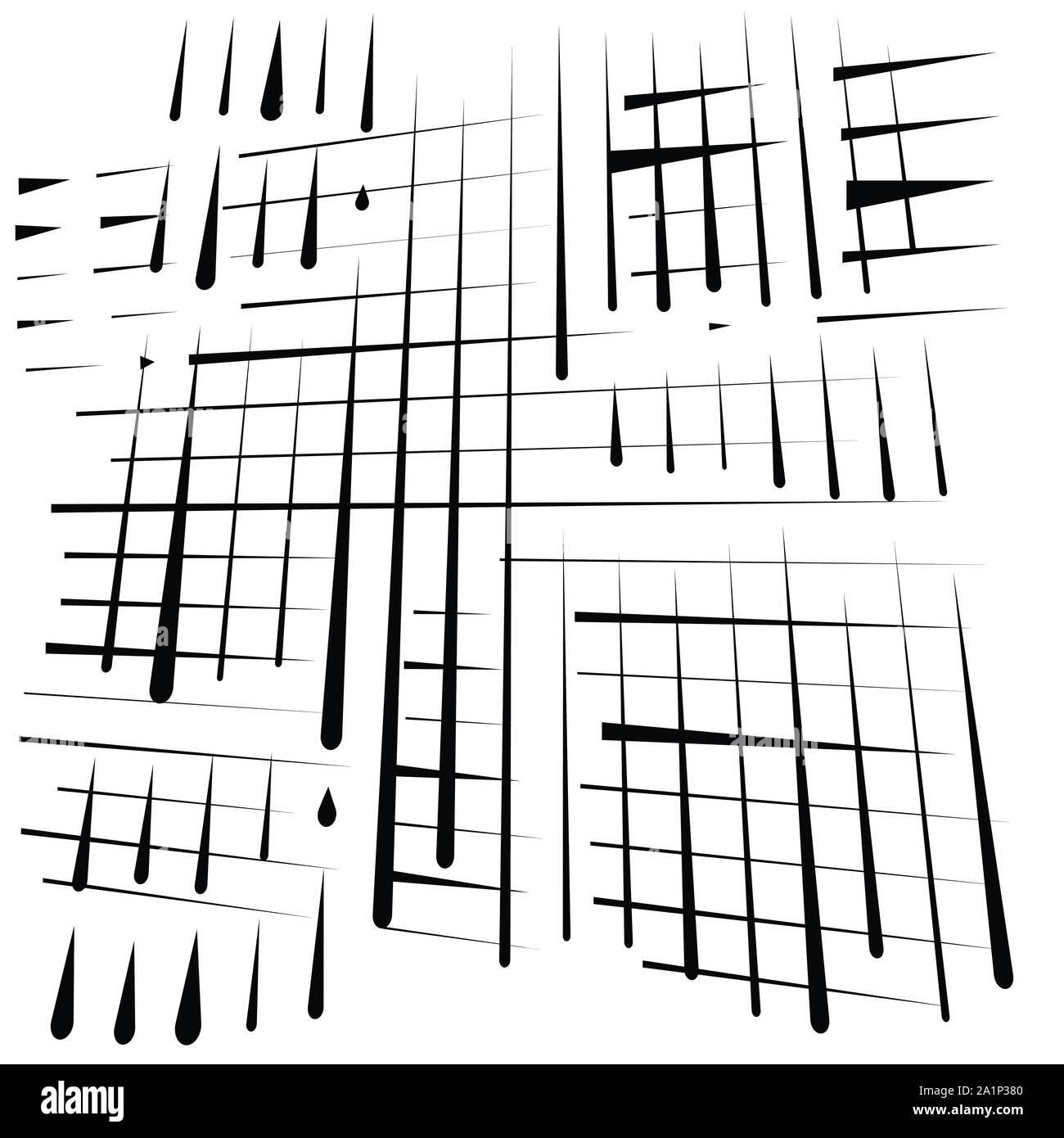 grid, mesh abstract geometric pattern. segmented intersect lines. crossing dynamic stripes ...