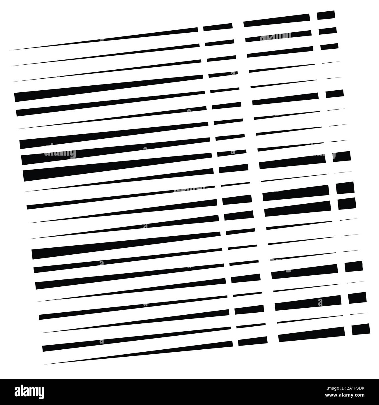 segmented, dashed lines, stripes abstract geometric pattern. irregular straight parallel strips ...