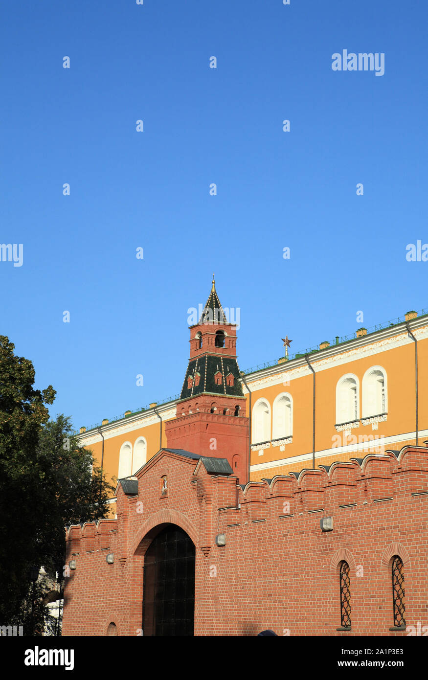 Kremlin tower on sky background Stock Photo - Alamy