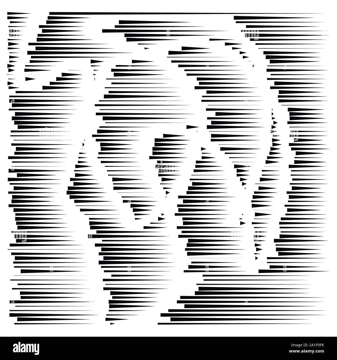 dynamic dashed, segmented lines pattern. irregular stripes. straight ...