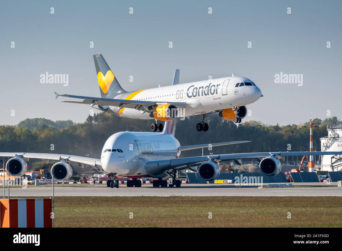 Munich, Germany - Oktober 10. 2018 : Condor - Thomas Cook Airbus A320 ...