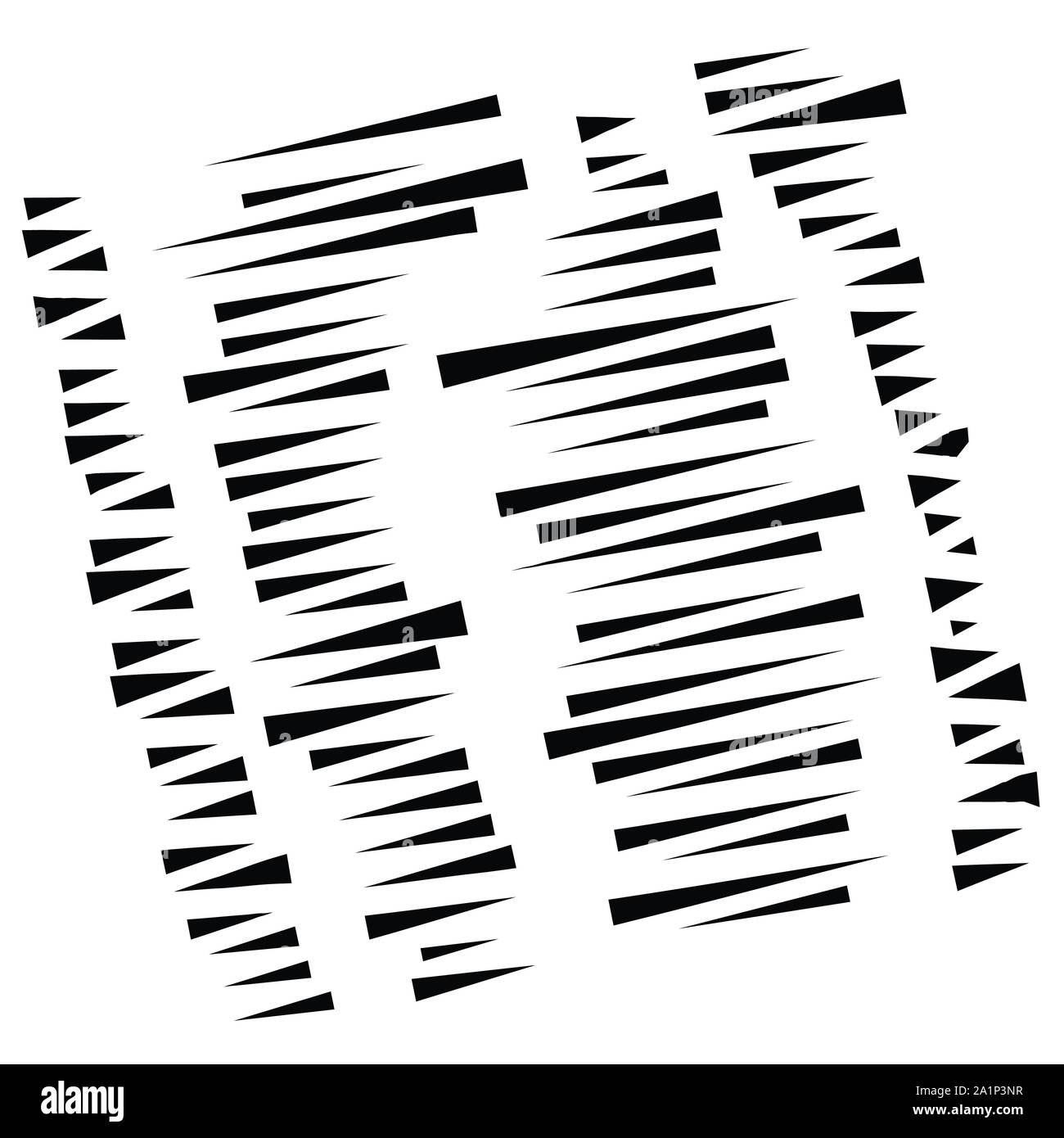 dashed irregular lines. segment horizontal stripes / lines. straight ...