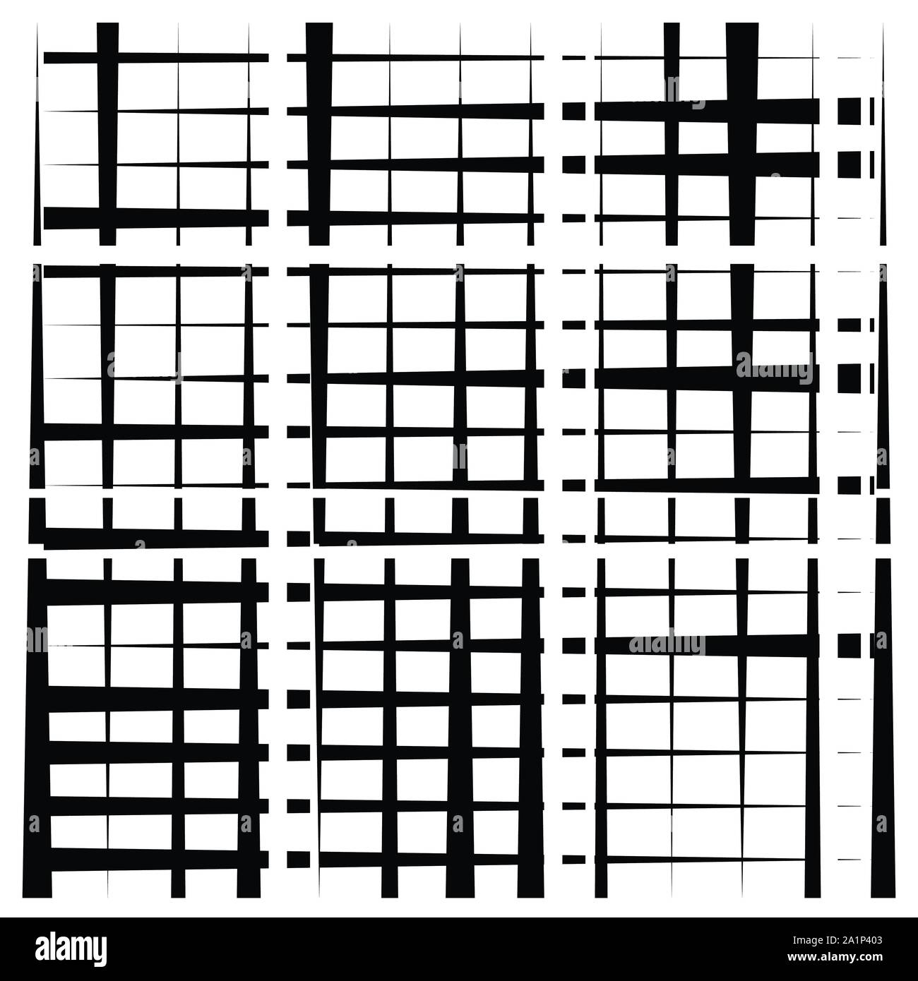 Random Grid Mesh Pattern Grating Trellis Texture Intermittent Interrupt Lines Lattice