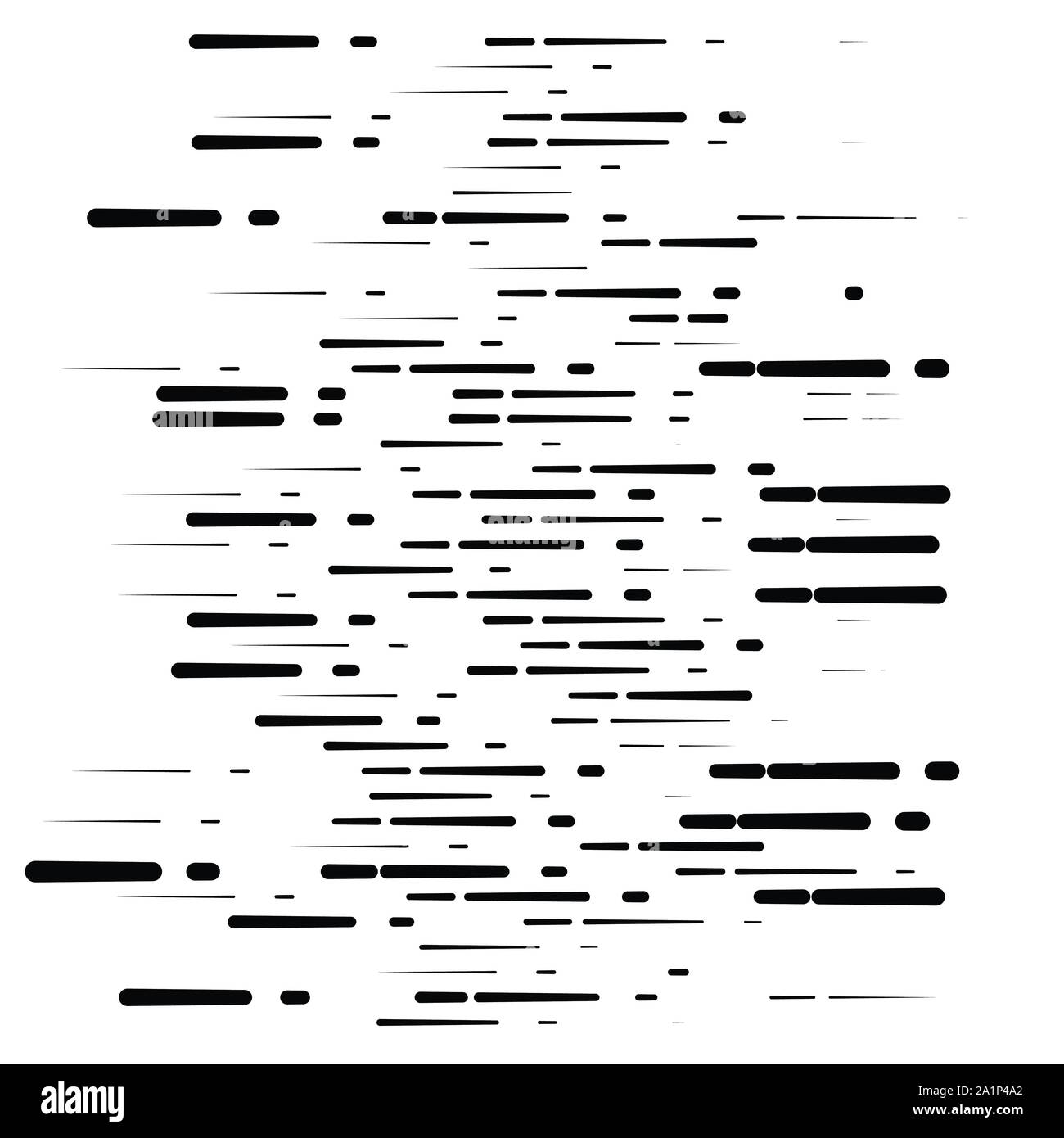 dashed irregular lines. segment horizontal stripes / lines. straight ...