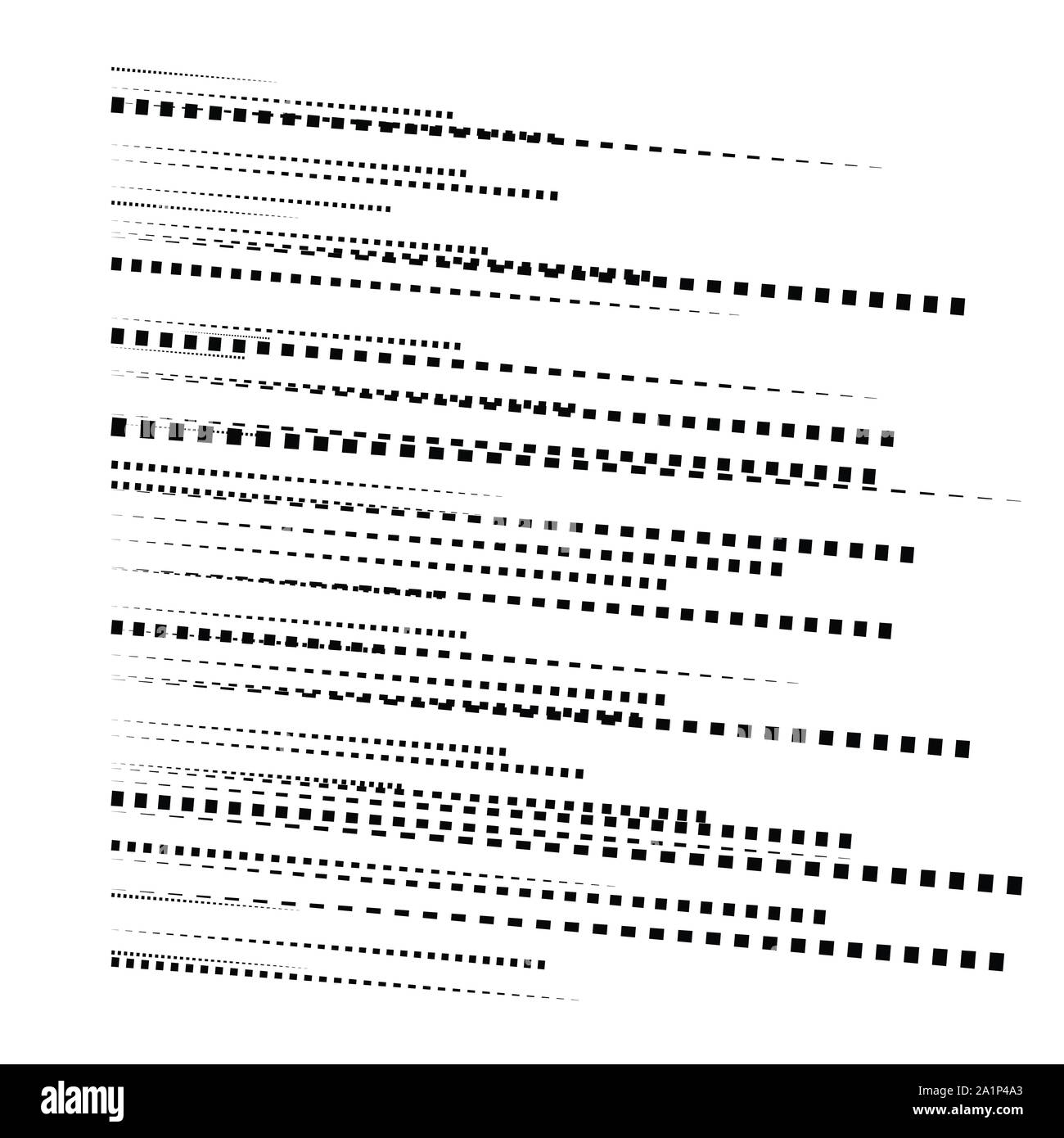 dashed irregular lines. segment horizontal stripes / lines. straight ...