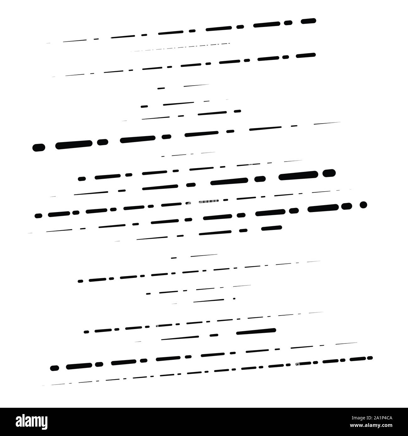 dashed irregular lines. segment horizontal stripes / lines. straight ...