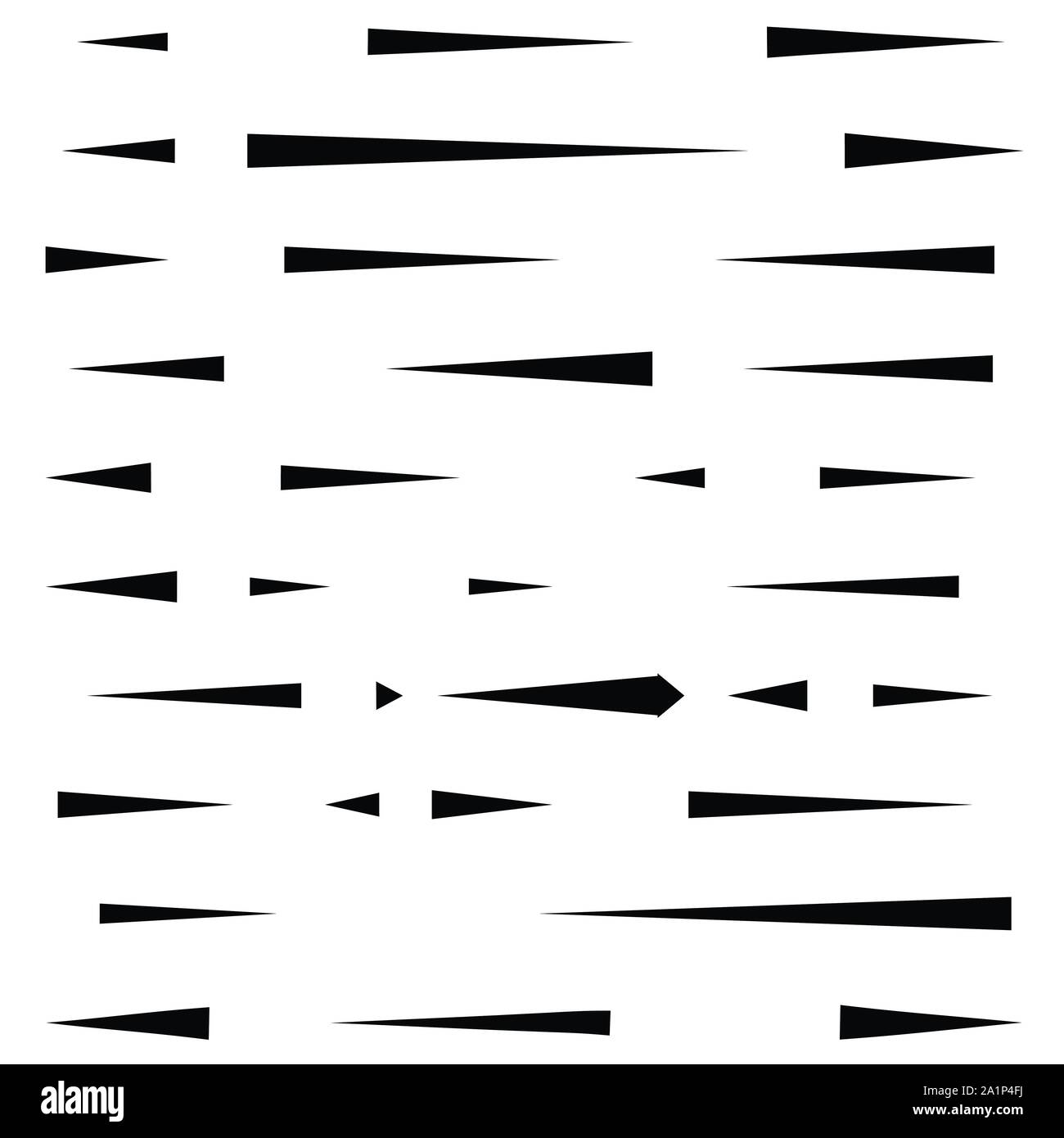 dashed irregular lines. segment horizontal stripes / lines. straight ...