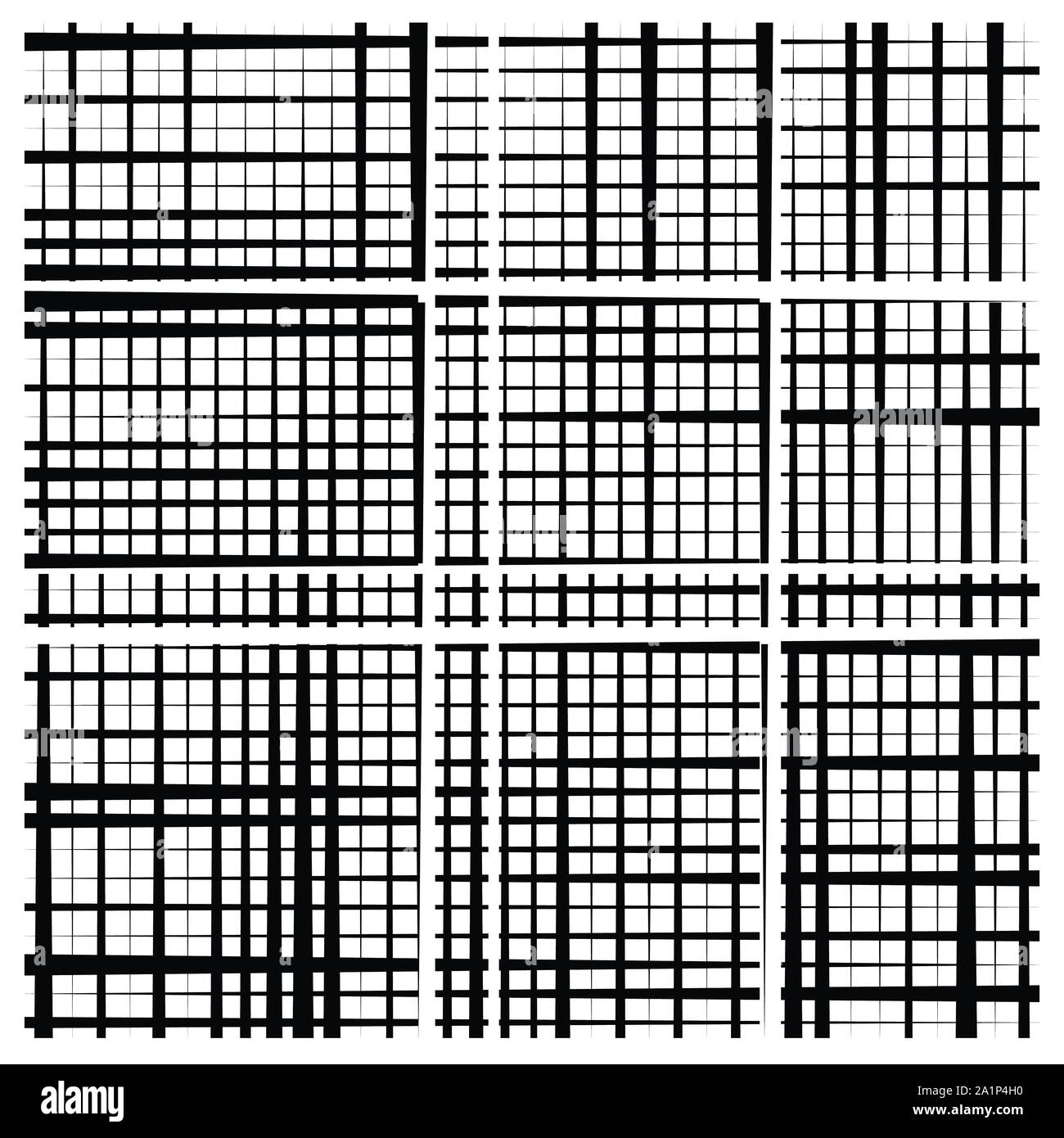 grid, mesh abstract geometric pattern. grating, trellis texture with intermittent, interrupt ...