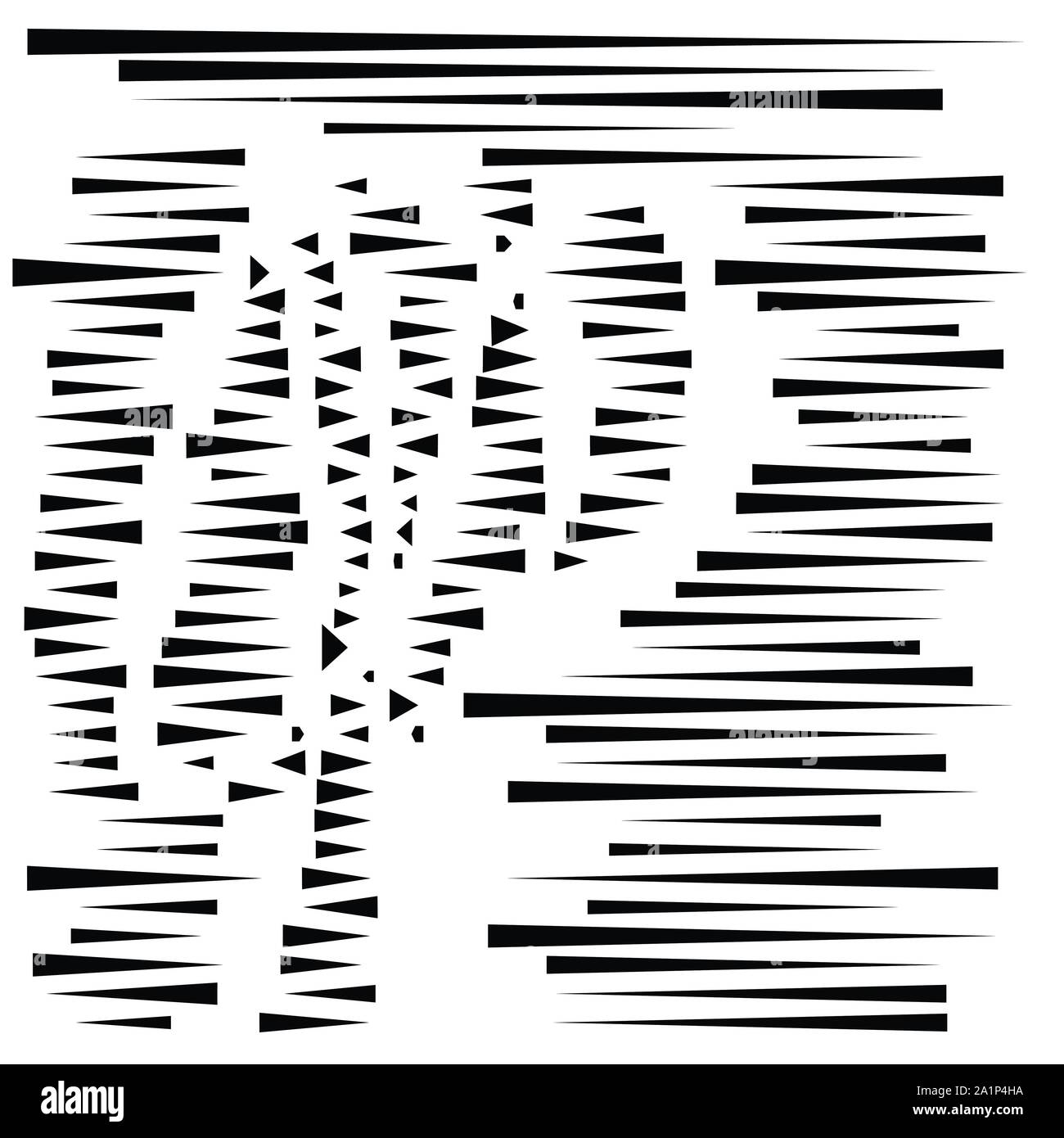 dashed irregular lines. segment horizontal stripes / lines. straight ...