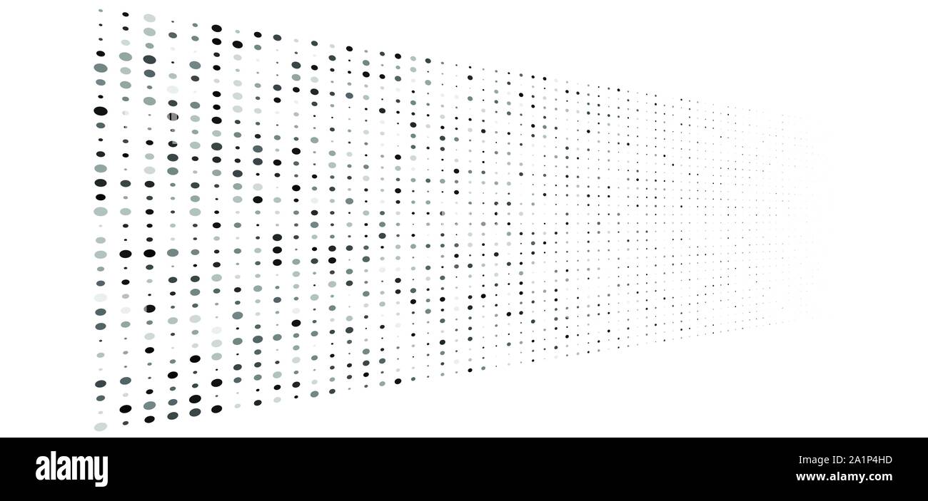 Random greyscale, grey dots, half-tone element. speckle, stipple ...