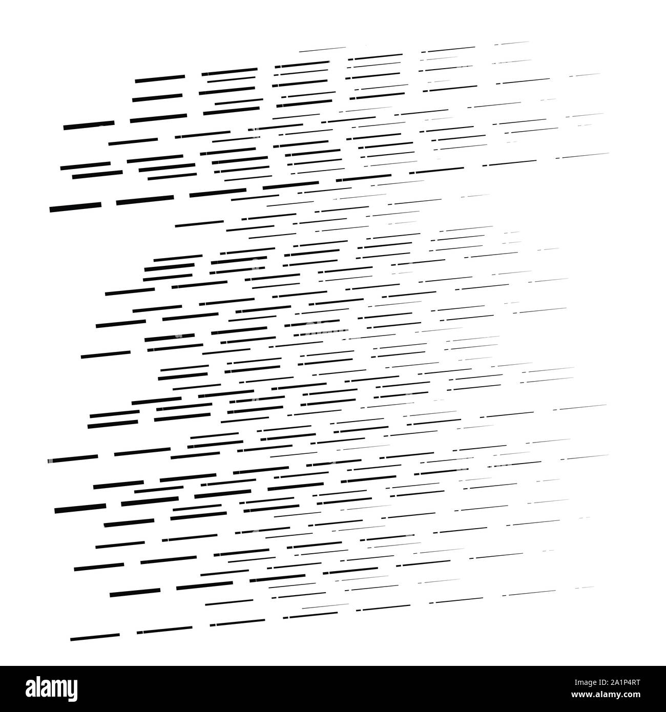 dashed irregular lines. segment horizontal stripes / lines. straight ...