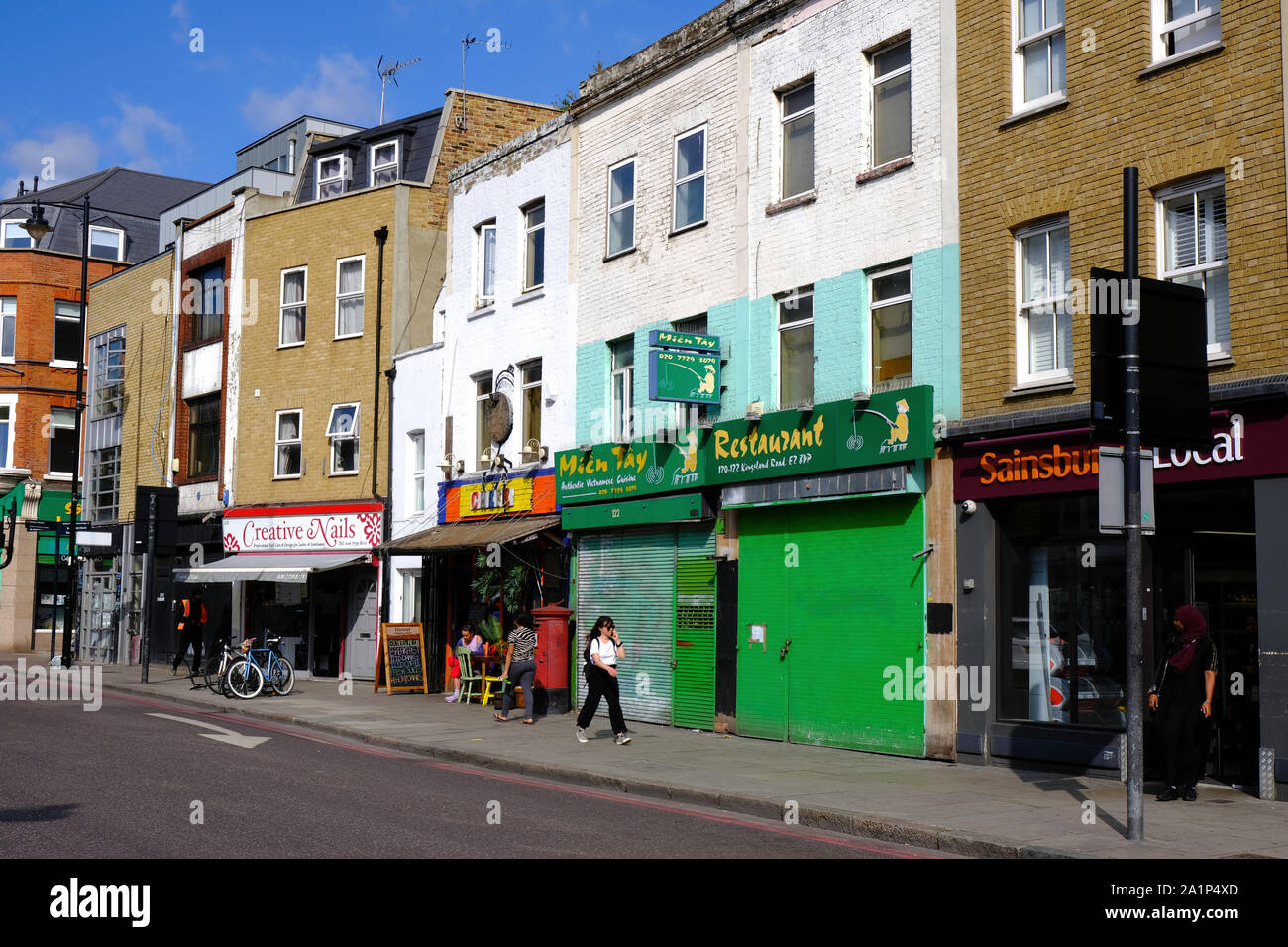 Kingsland Road, Hackney, London, United Kingdom Stock Photo - Alamy