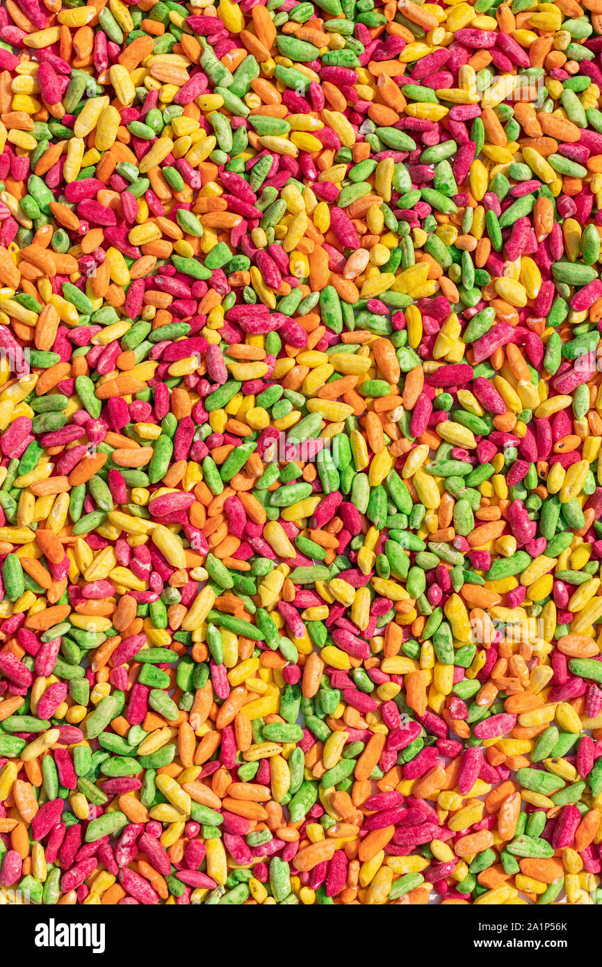 Multi colored rice hi-res stock photography and images - Alamy