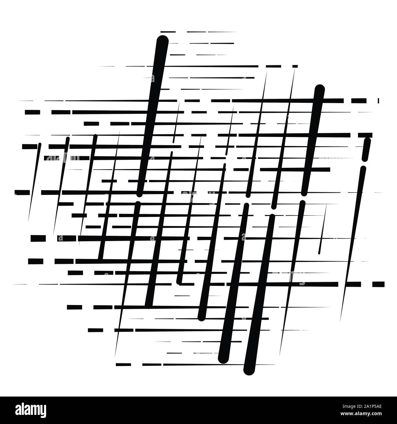 grid, mesh abstract geometric pattern. segmented intersect lines. crossing dynamic stripes ...