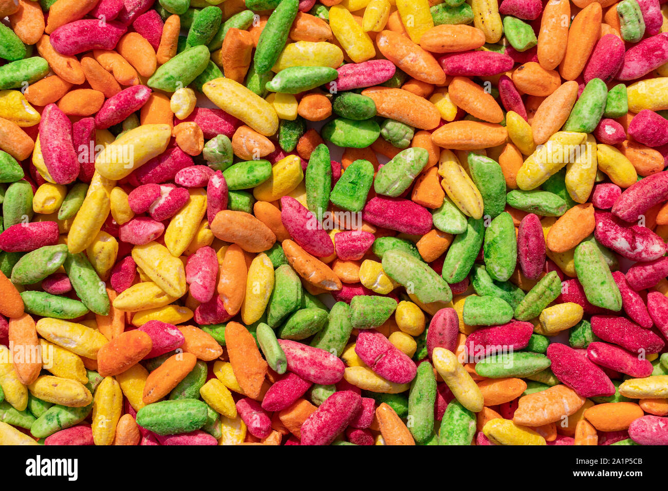 Multi colored rice hi-res stock photography and images - Alamy