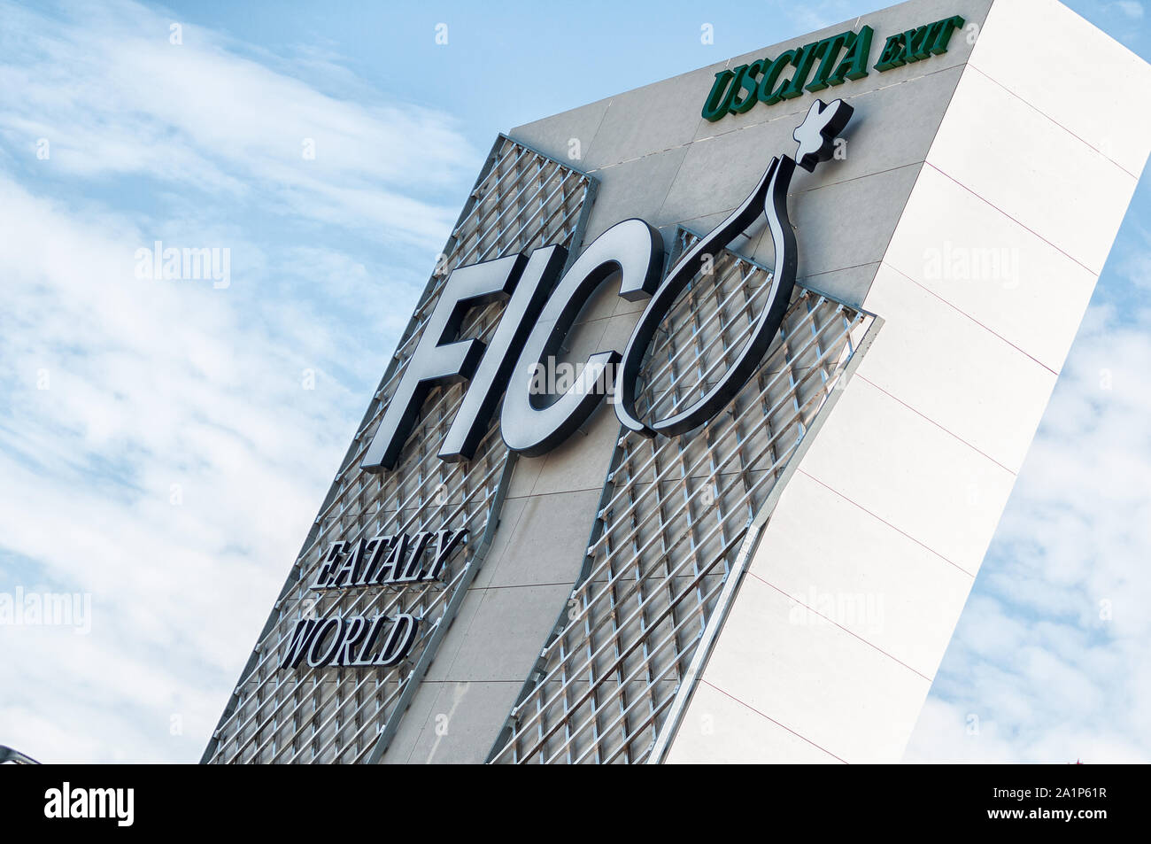 Bologna / Italy - September 24 2019: interior design Fico Eataly World ...