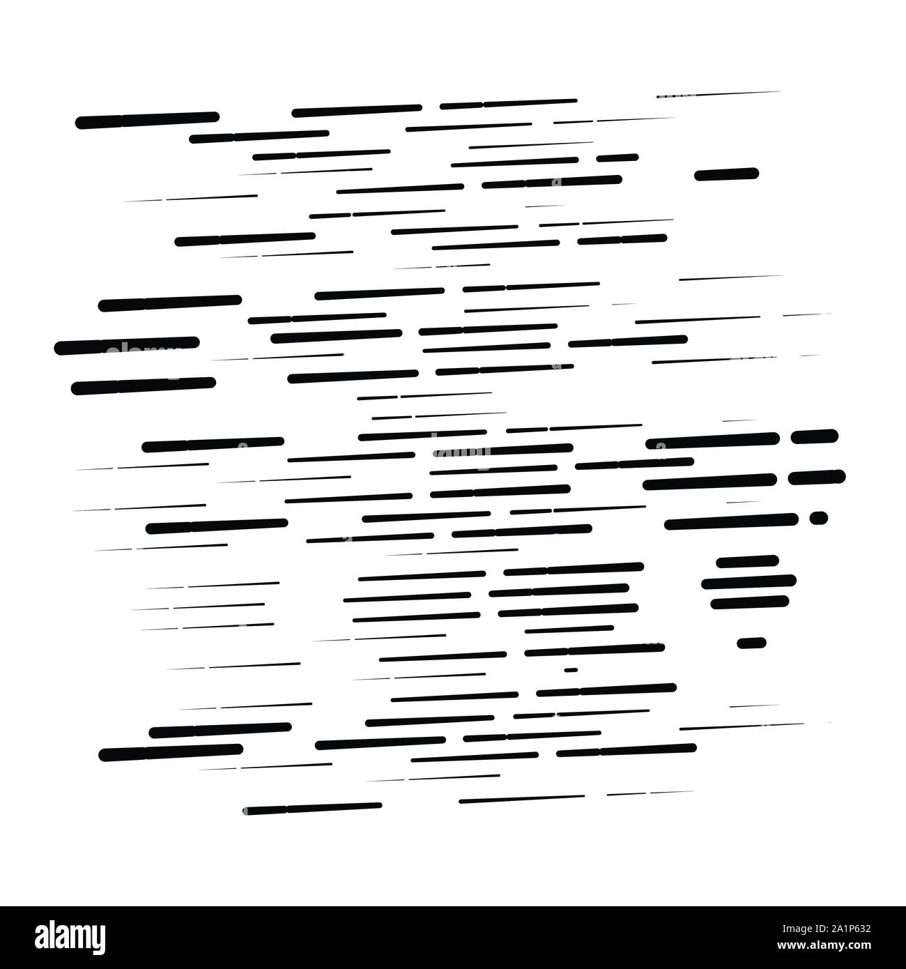 dashed irregular lines. segment horizontal stripes / lines. straight ...