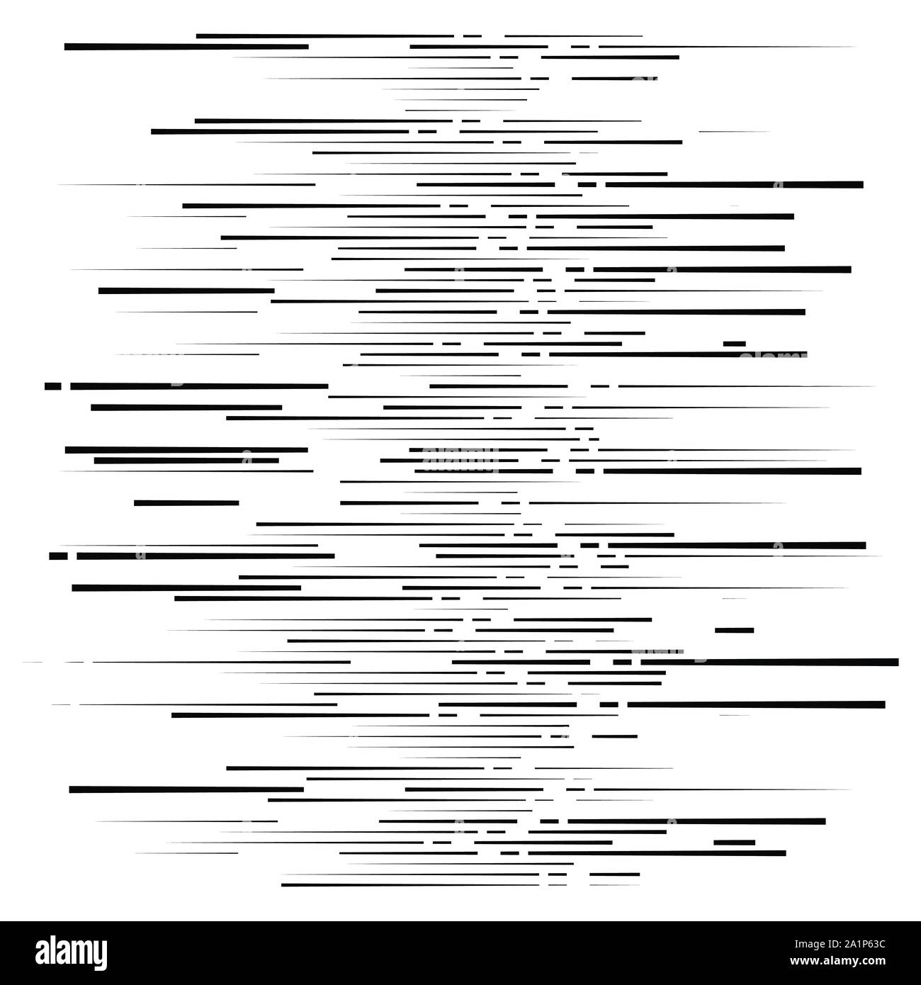 dashed irregular lines. segment horizontal stripes / lines. straight ...