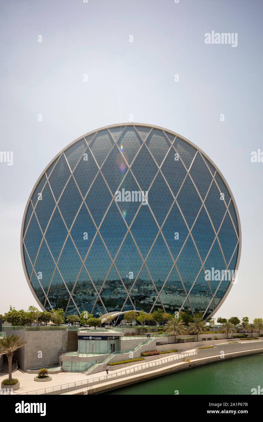 The Aldar Headquarters building, Al Raha, Abu Dhabi, United Arab ...