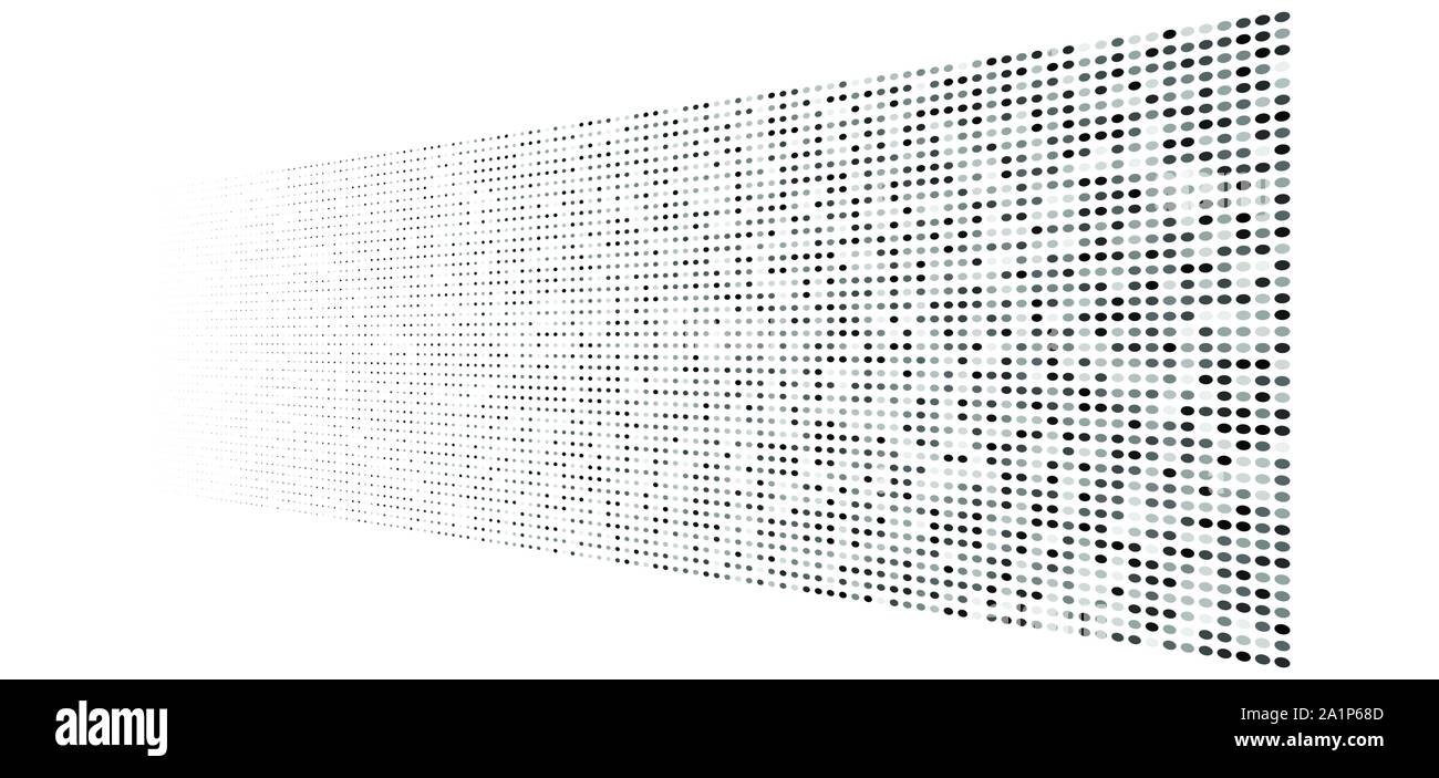 Grey, gray dots, half-tone element. Greyscale, grayscale speckle ...