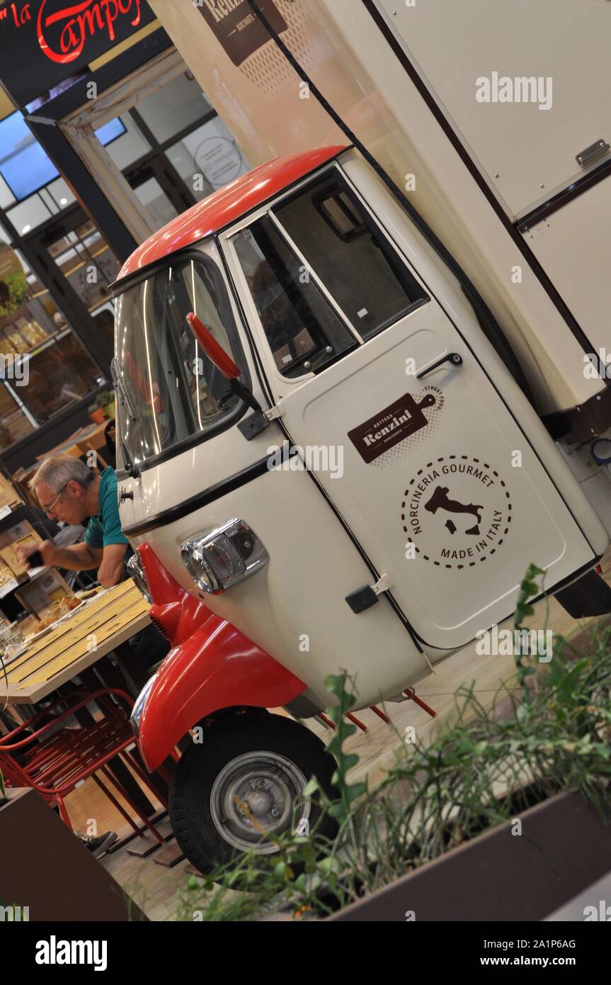 Bologna / Italy - September 24 2019: interior design Fico Eataly World ...
