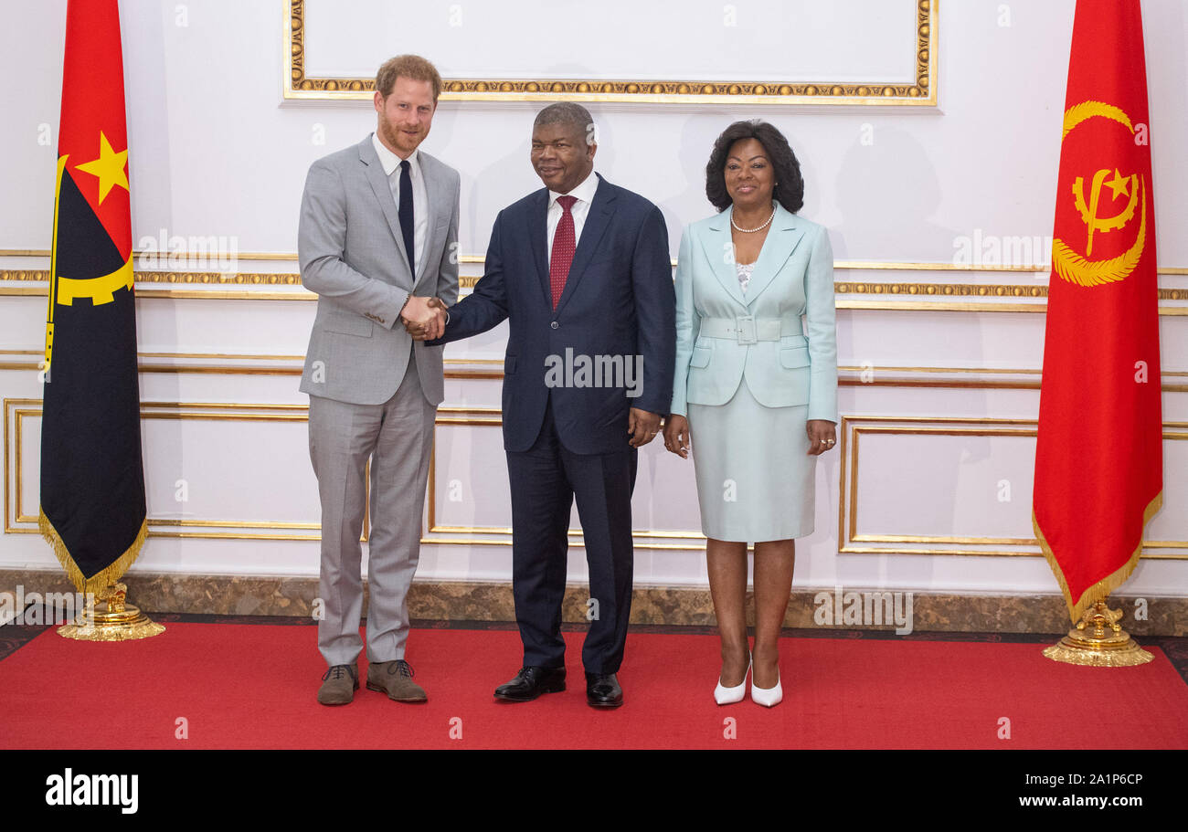 First lady ana dias lourenco presidential palace hi-res stock ...