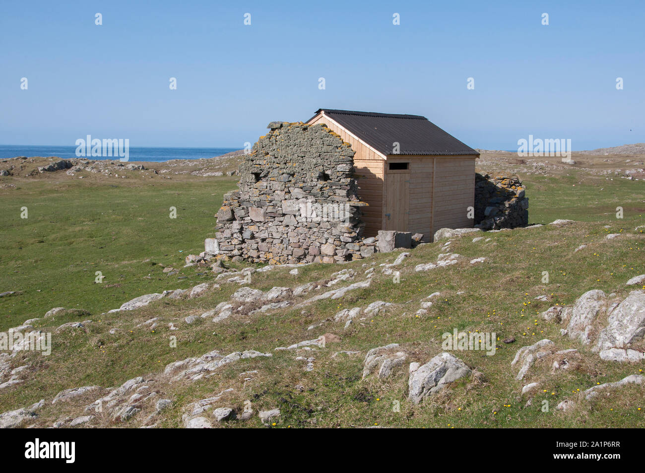 Purpose built Chough House, Machir, Islay, Inner Hebrides, Scotland ...