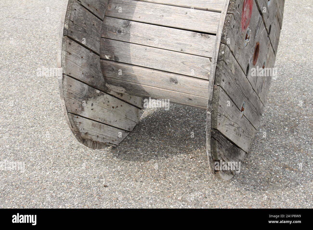 Large spool of electric cable wire hi-res stock photography and images ...