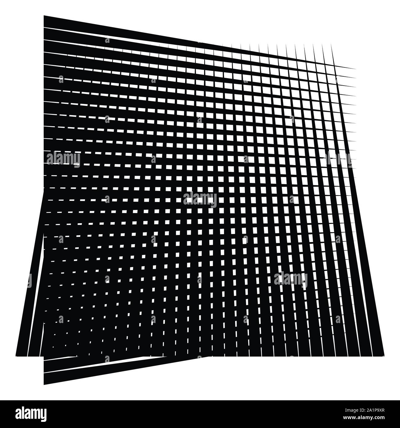 Grid, mesh element. cellular, reticular grate, lattice. array of bisect ...